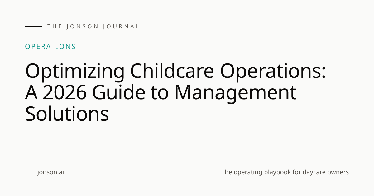 Childcare Management Solutions 2026: A Director's Guide